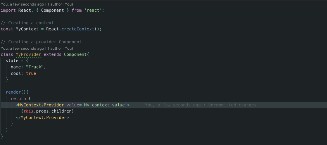 React Context API React Context API